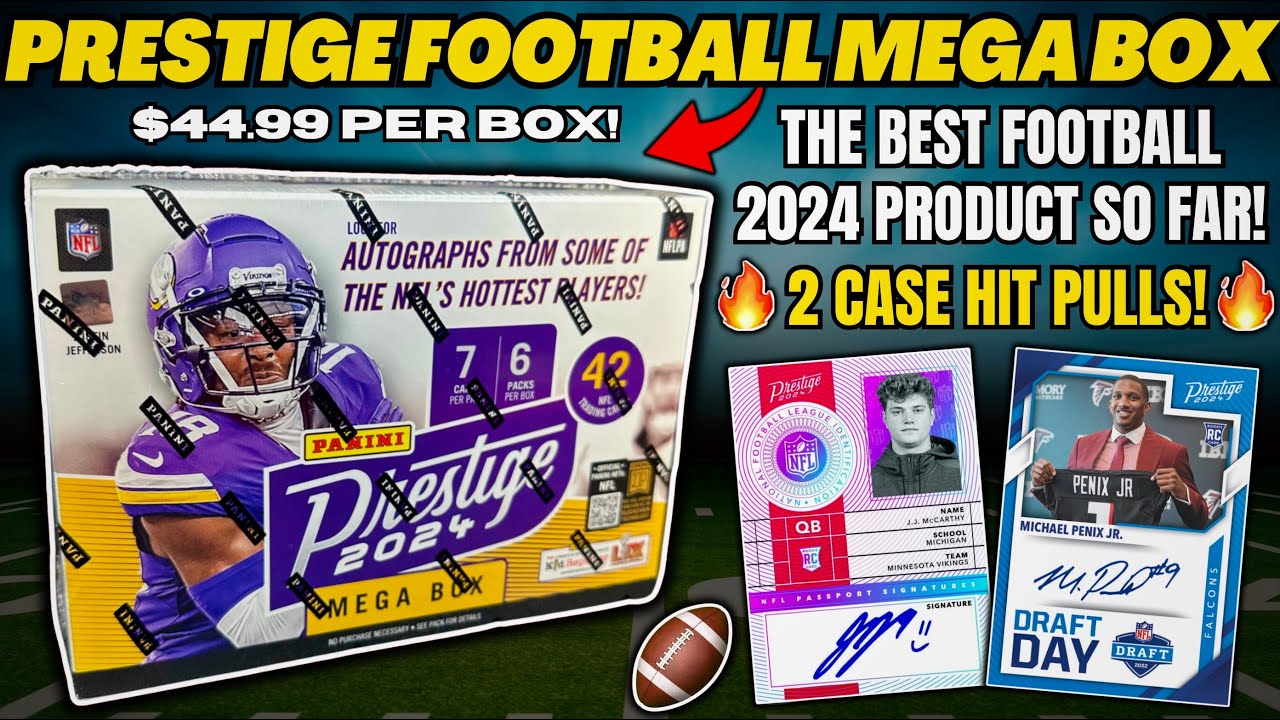 *THE BEST 2024 FOOTBALL PRODUCT SO FAR!🔥 2024 PRESTIGE FOOTBALL MEGA ...
