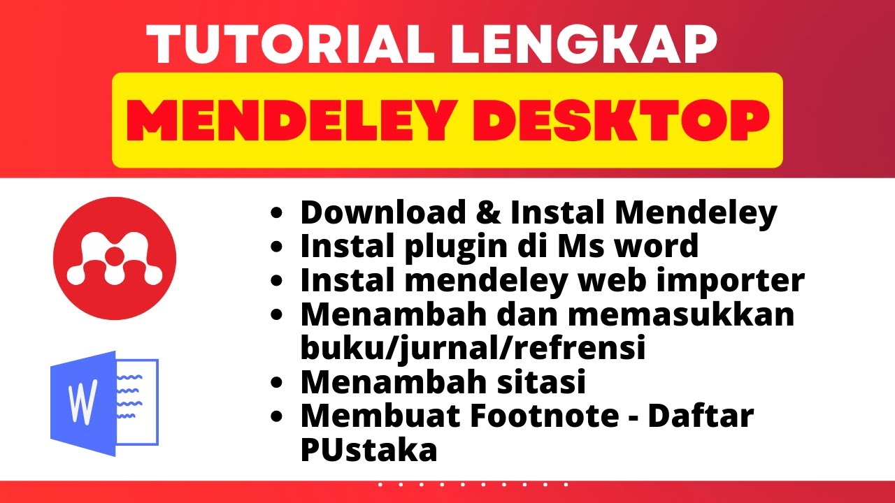 Cara Menggunakan Mendeley Desktop: | Tutorial Mendeley Desktop Lengkap - YouTube