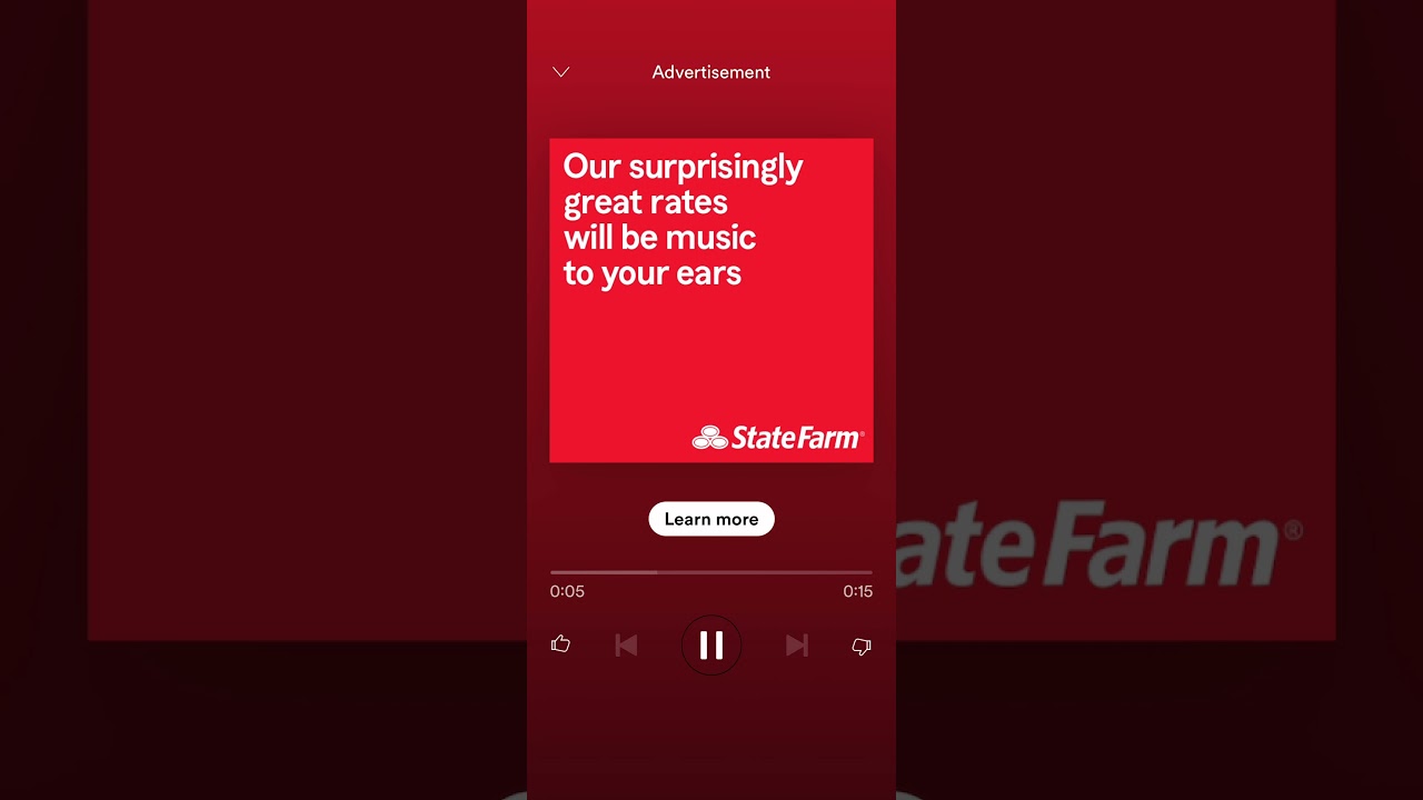 State Farm 2019?-2021 Spotify ad (Average Joe ) - YouTube