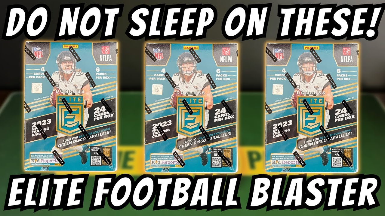 BEST RETAIL NFL BOX AVAILABLE?! 2023 Panini Elite Football Blaster Box ...