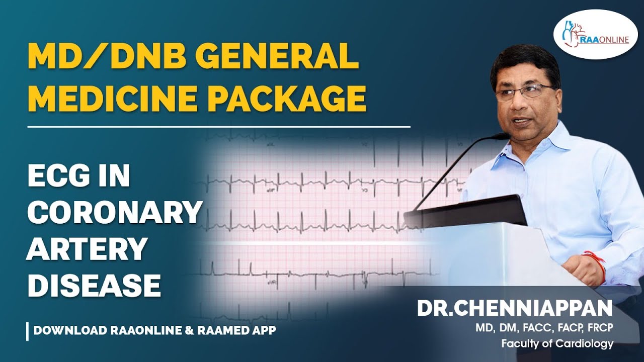 ECG in Coronary Artery Disease 2 - MD/DNB General Medicine - YouTube