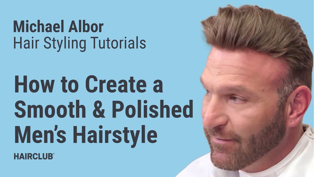 Polished & Voluminous Men's Hairstyle [How to Style Men's Hair Tutorial ...