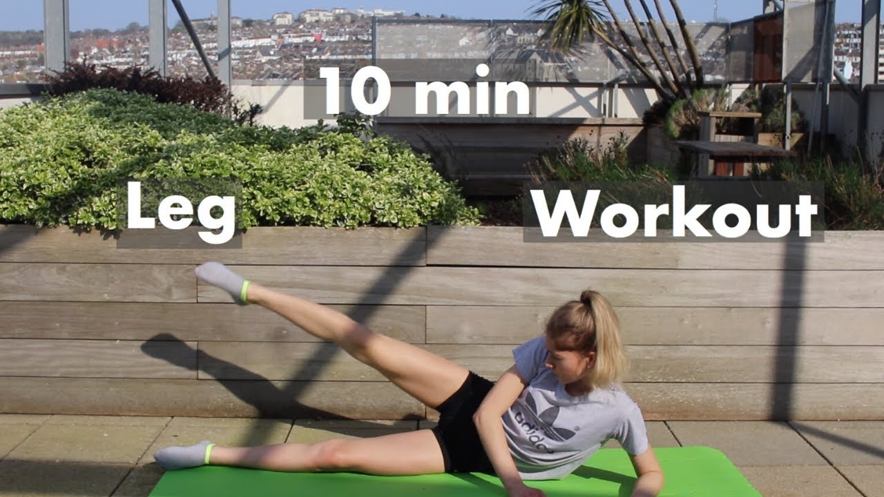 10 minute leg workout - YouTube