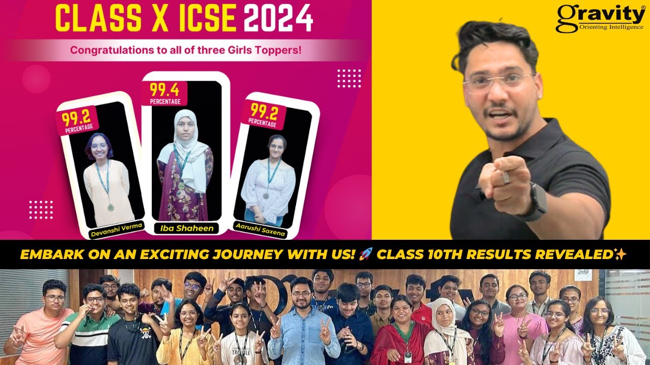 Embark on an Exciting Journey with Us! 🚀Class 10th Results Revealed | Gravity Classes Shines ...