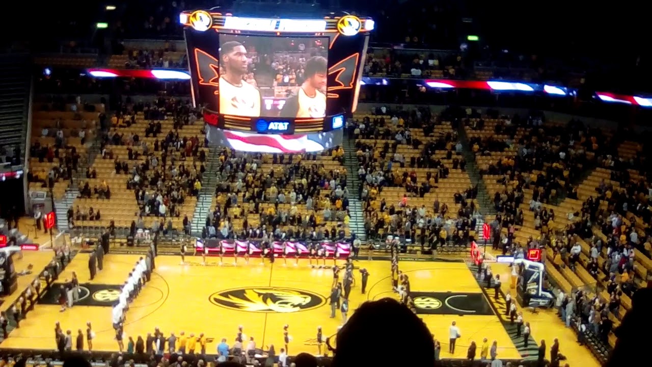 Mizzou Arena National Anthem March 2,2019 - YouTube