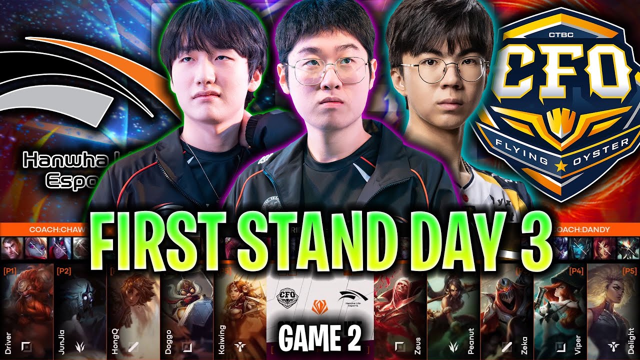 ZEUS VLADIMIR AND ZEKA ZED IN FIRST STAND!😱 - HLE vs CFO GAME 2 FIRST ...