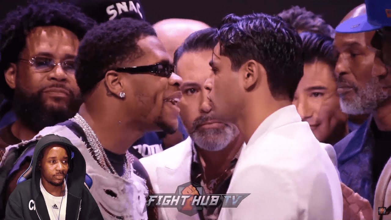 Devin Haney Vs Ryan Garcia WILD LA Press Conference *BANTER* REACTION ...