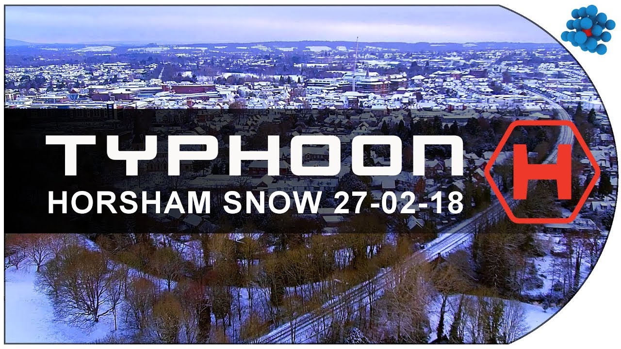 Horsham Snow - Drone Footage - 27-02-18 - YouTube