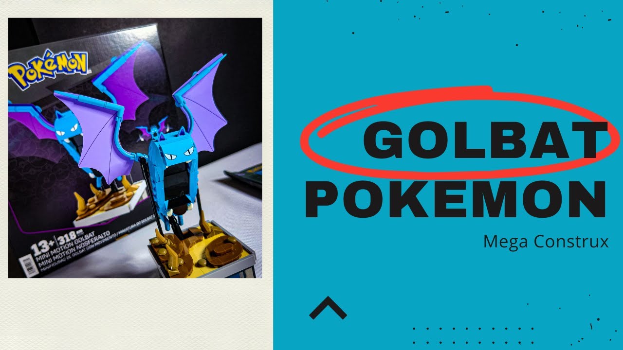 Pokémon Golbat de Mega Construx - YouTube