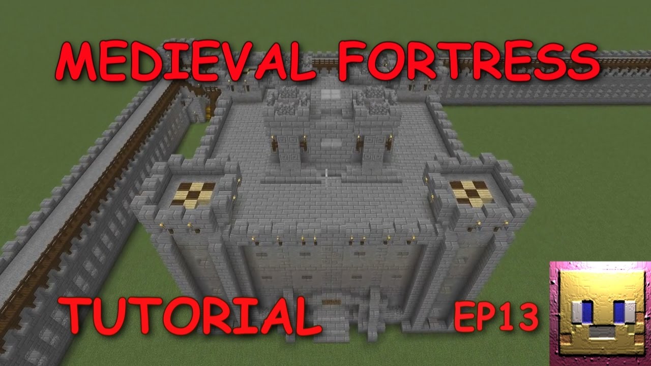 MINECRAFT - Medieval Fortress Tutorial EP13|Castle Keep - YouTube