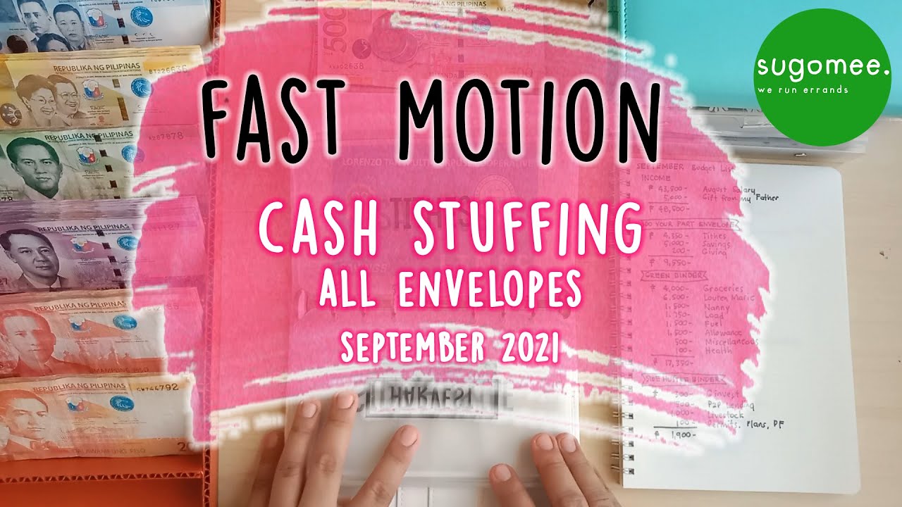 📨 FAST MOTION | Cash Envelope Stuffing | September 2021 - YouTube