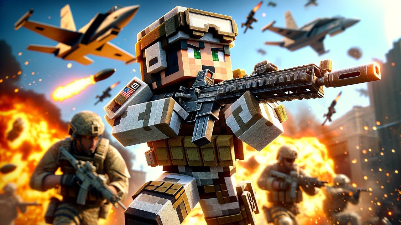TEAM DEATHMATCH! 🔫 Minecraft AVA Guns Mod - YouTube