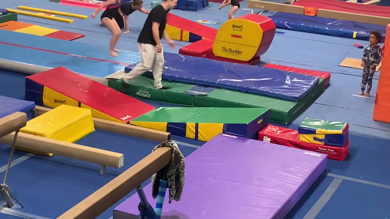 At My Sister Gymnastics Class First Video Youtube