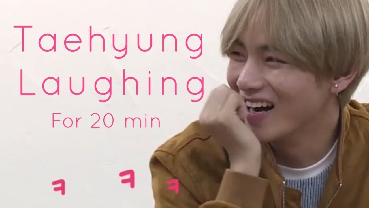 Taehyung laughing, giggling, smiling for 20 minutes - Part 1 - YouTube