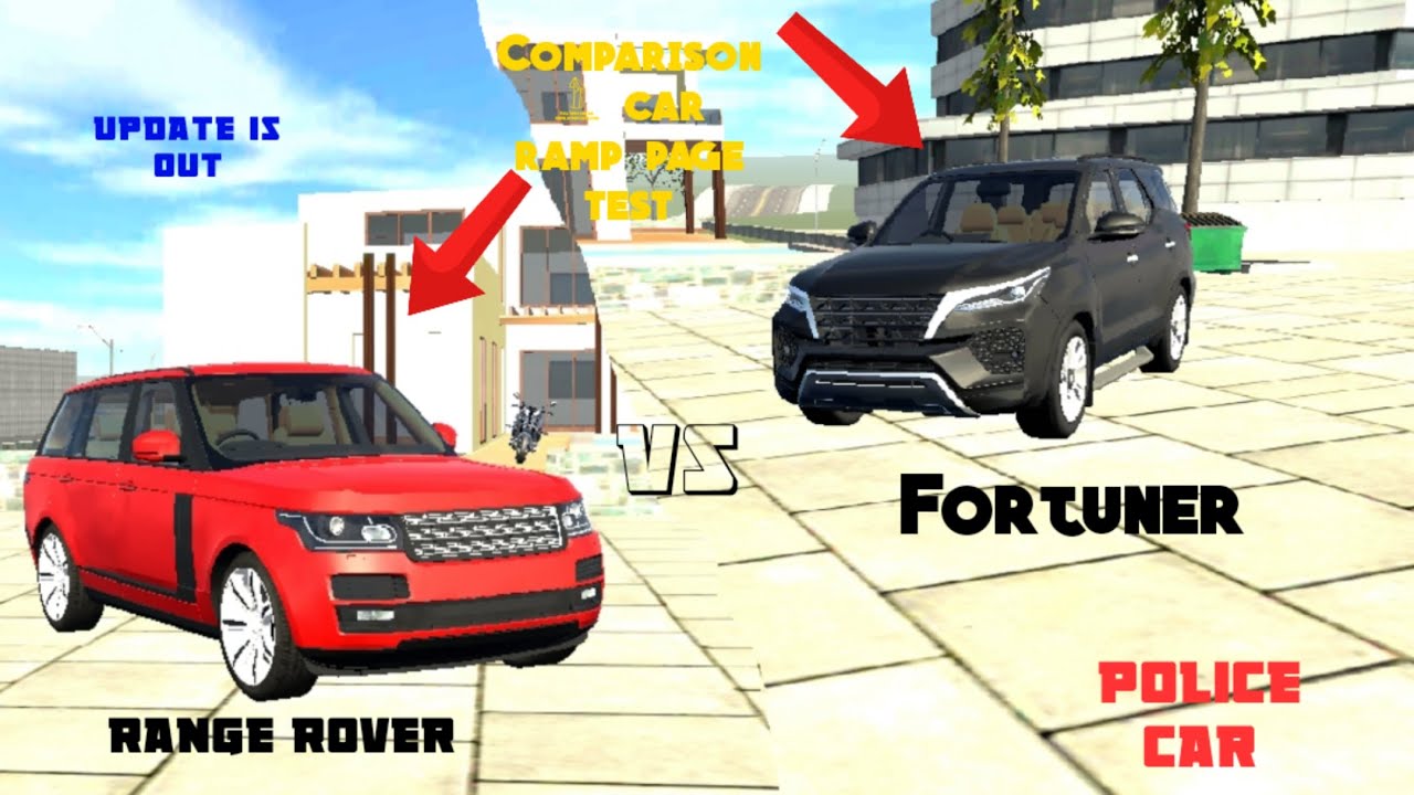 Range Rover vs fortuner l comparison high ramp who is win #ytviralvideo ...