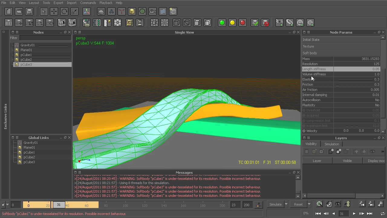 14 Soft body dynamics in RealFlow - YouTube