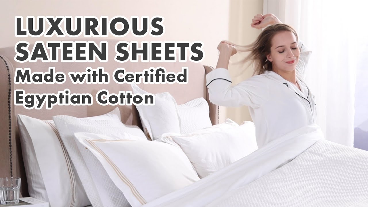 The Most Luxurious & Best Egyptian Cotton Sheets | Triple Luxe Sateen ...
