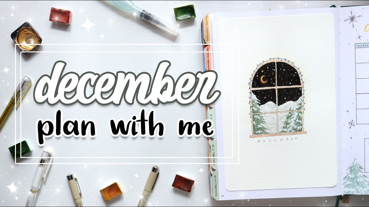 December Plan With Me | Bullet Journal Setup 2024 - YouTube