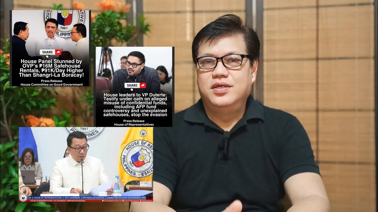 CONFIDENTIAL FUNDS BAKIT HINDI MAIPALIWANAG NI VP SARA? HOUSE QUADCOM ...
