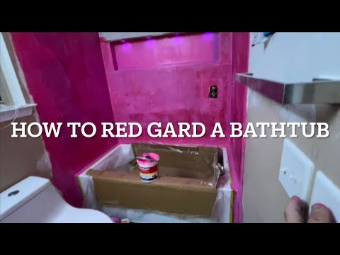 How to red gard waterproofing and crack, resistant membrane ...