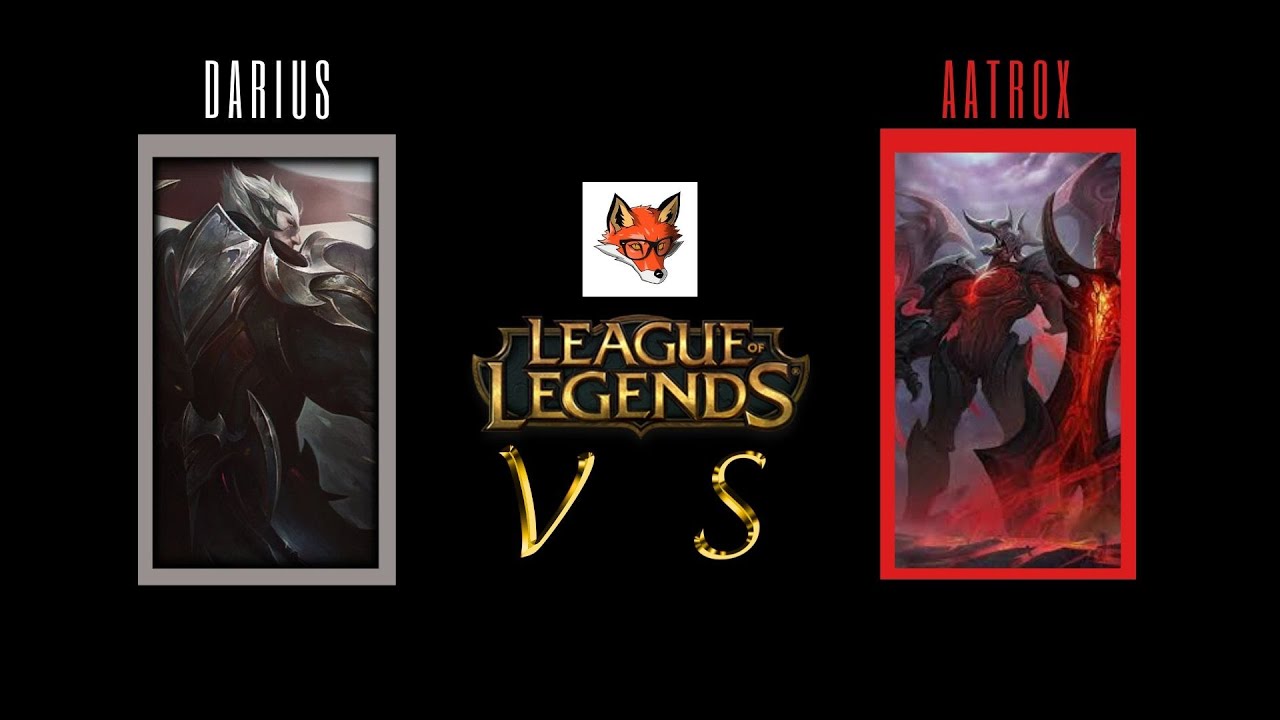 LEAGUE OF LEGENDS: Darius vs Aatrox - YouTube