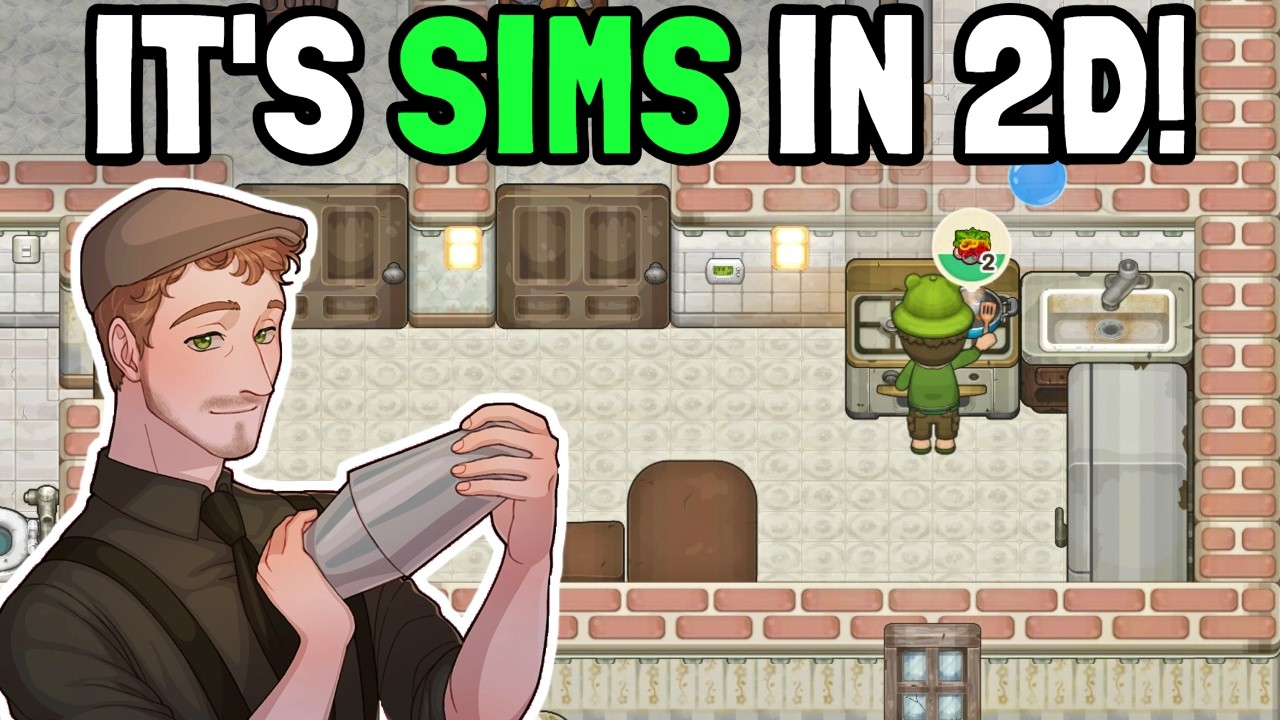 This is a 2D Version of The Sims With a Mix of Animal Crossing! - YouTube