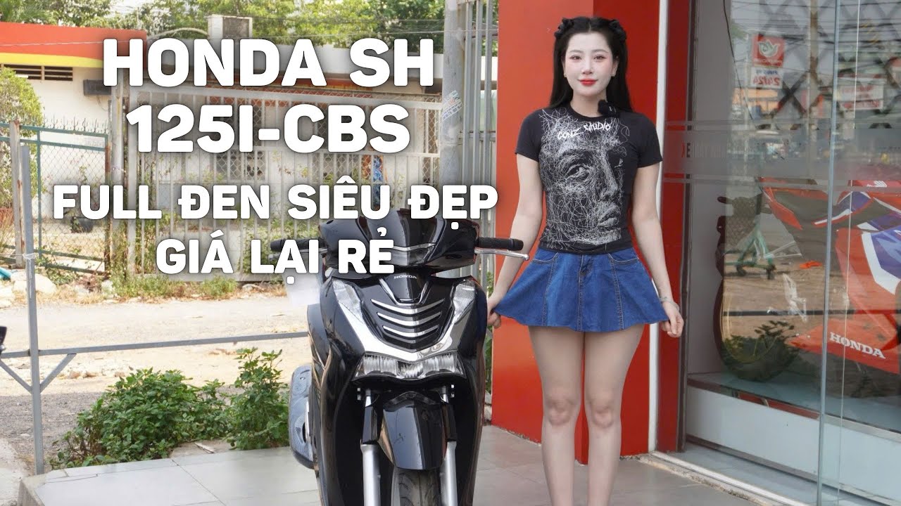 HONDA SH 125i-CBS | Full đen siêu đẹp, giá lại rẻ. - YouTube