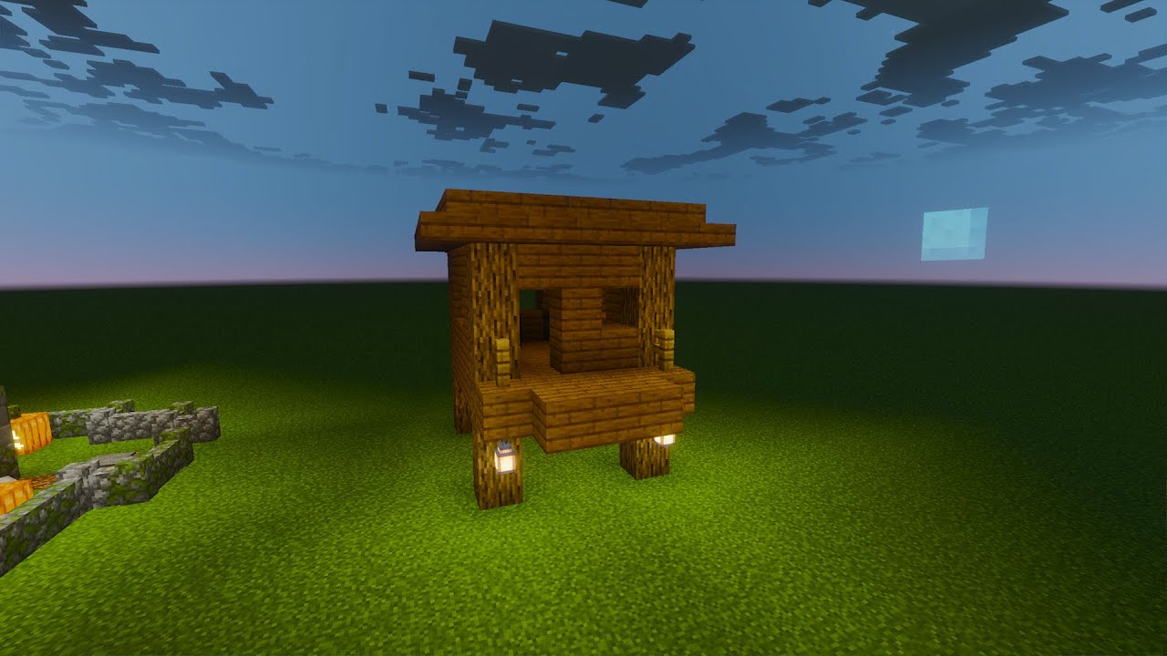 How To Build A Witch Hut In Minecraft Tutorial 835 - YouTube