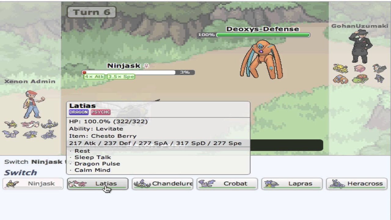 Pokemon Showdown- Xenon Vs Jihad OU #2 EPIC CROBAT SWEEP! - YouTube