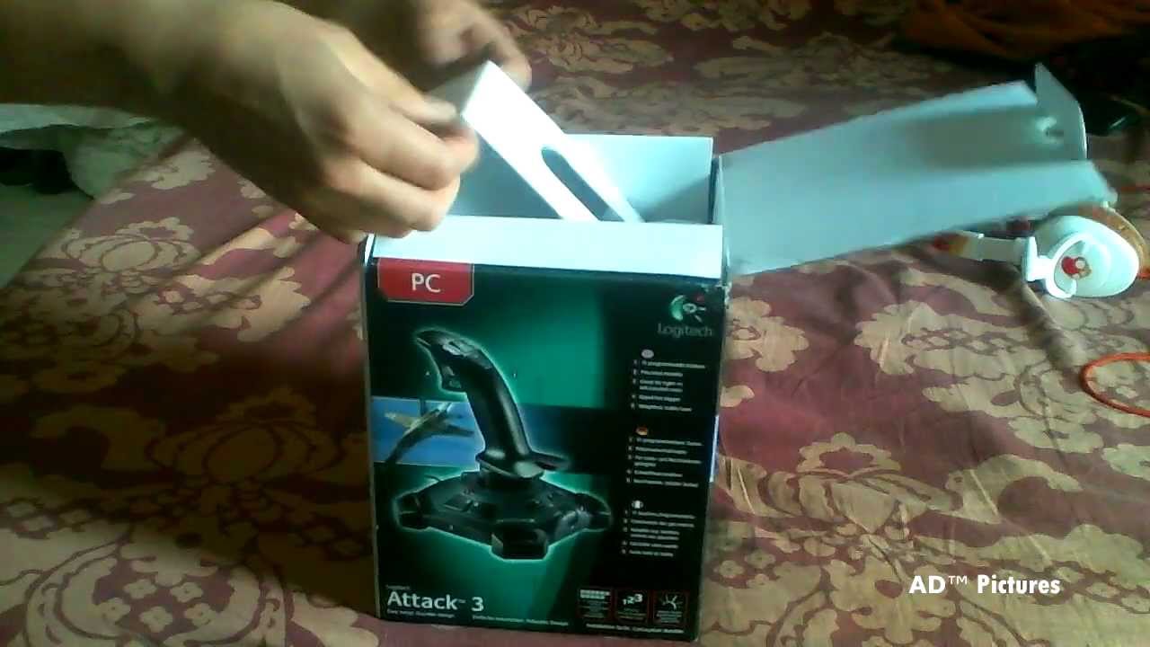 Logitech Attack 3 Joystick -Unboxing & Review - YouTube