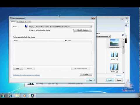 Priting with ICC - profile from viewer Windows Vista 7 - YouTube