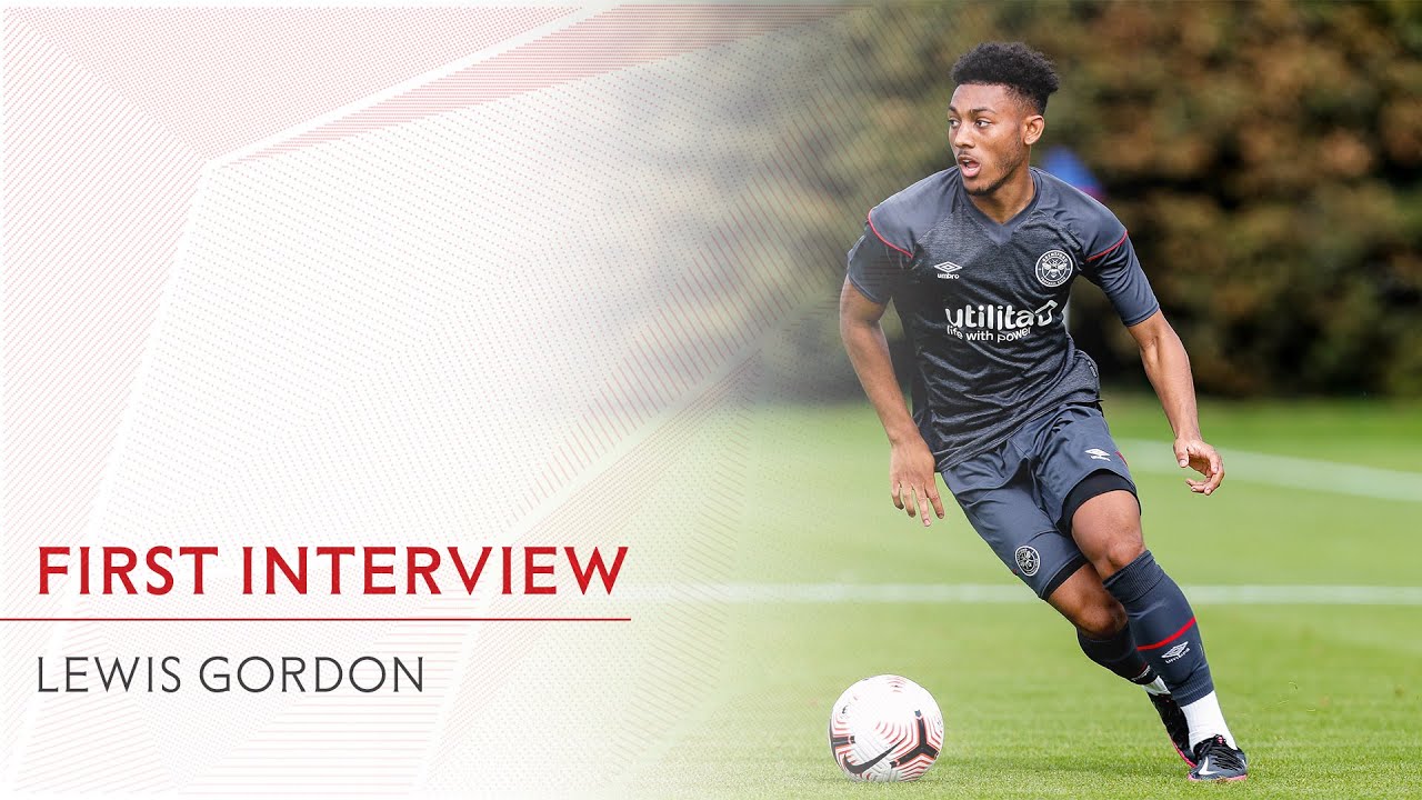 FIRST INTERVIEW: Lewis Gordon on joining Brentford B - YouTube