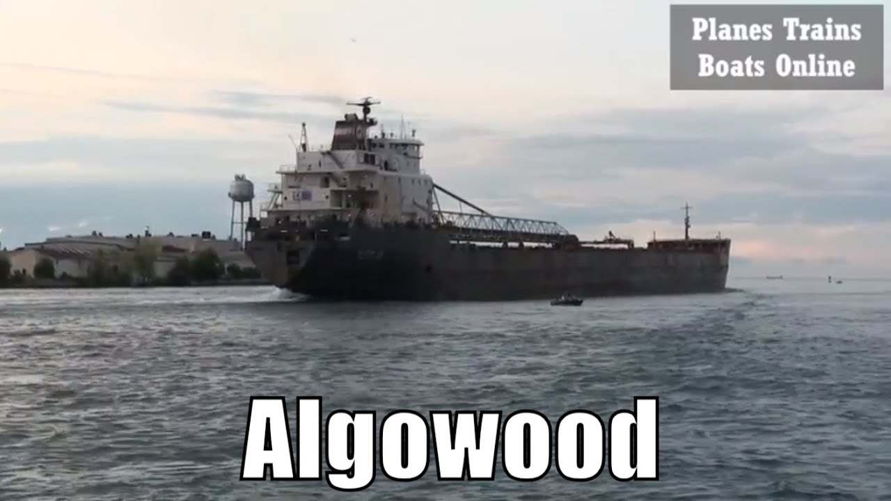 1981 Algowood - 728ft / 222m - Bulk Carrier Cargo Ship In Great Lakes ...