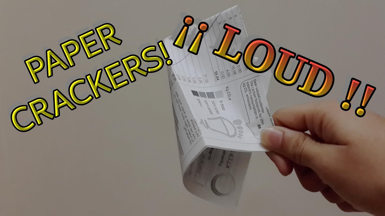 How to make Paper crackers [CC] - YouTube
