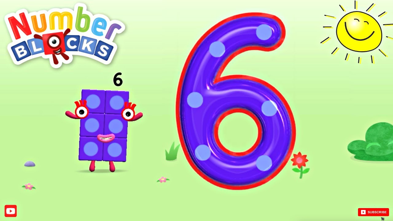 Numberblocks World App | Meet Numberblocks Six | Number Tracing | Fun ...