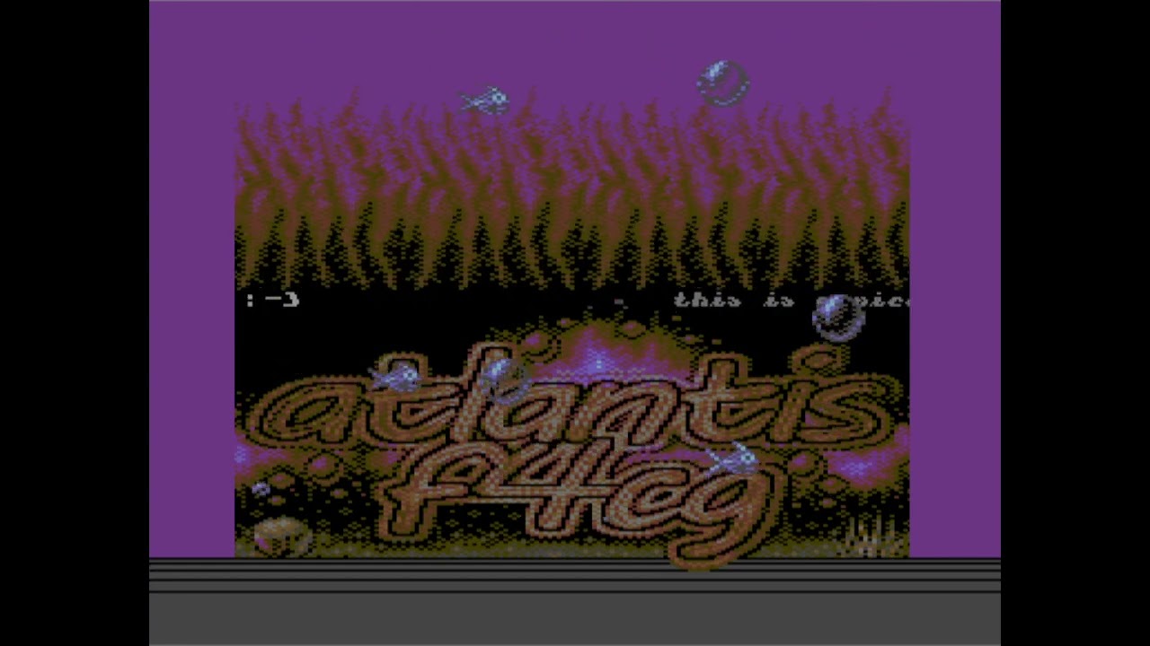 C64 Crack Intro : 2015 Atlantis, Fantastic 4 Cracking Group - YouTube