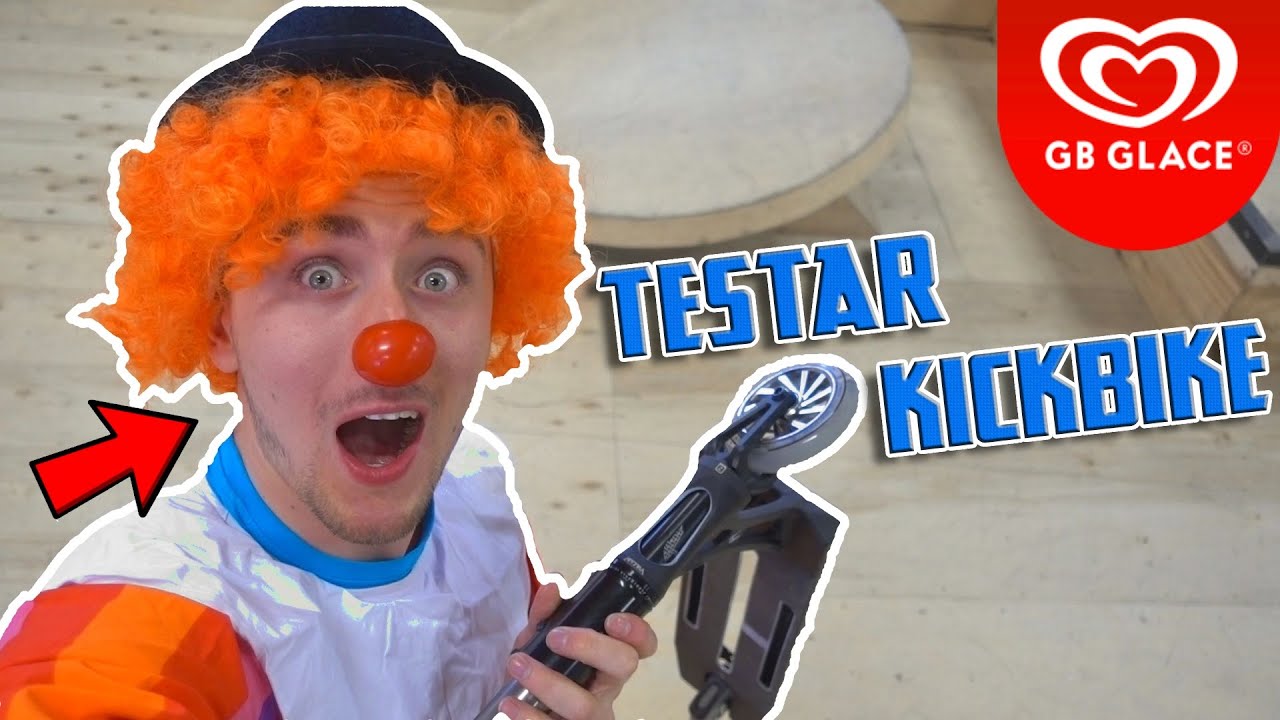 GB CLOWN TESTAR KICKBIKE! (DAY CAMP I SUNDSVALL) - YouTube