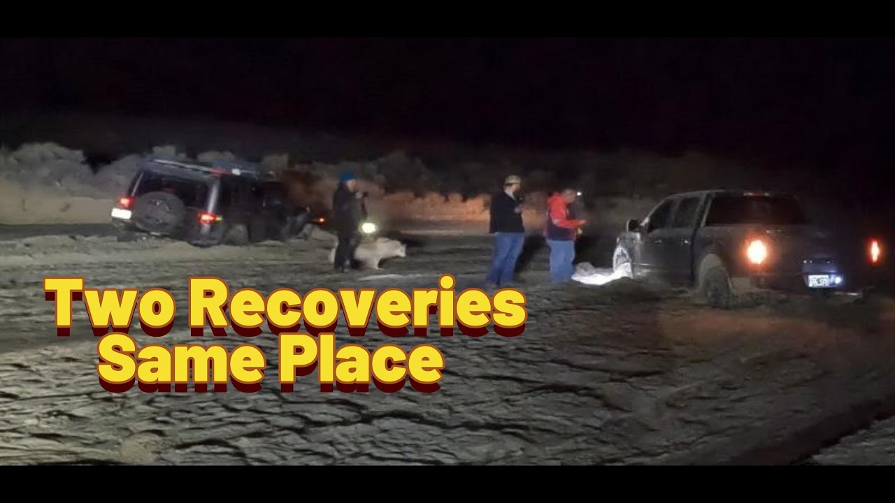 We Go Out Near Adobe Town WY To Help Recover Two Stuck Vehicles - YouTube
