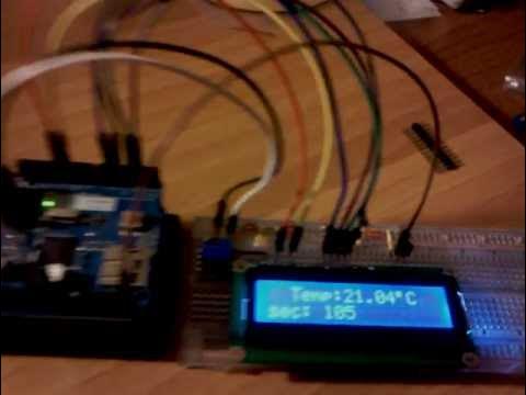 Arduino LCD + Sensore LM335Z - YouTube