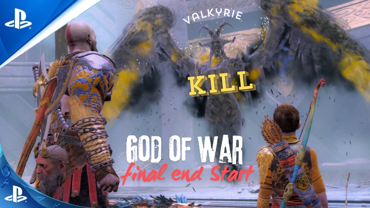 Final scene after you kill God of War Valkyrie | #gow Killing Valkyrie Corpse #godofwar # ...