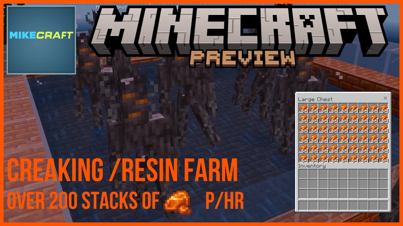 [BEDROCK TUTORIAL] Creaking/Resin Farm - YouTube