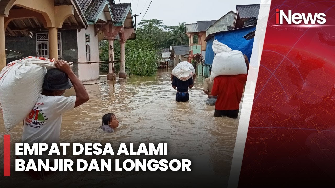 Empat Desa Alami Banjir dan Longsor di Serang, Banten - iNews Today 08/ ...