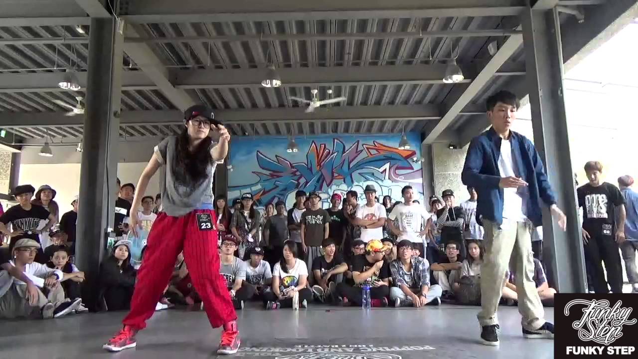 Funky Step Popping Student Side Audition - YouTube
