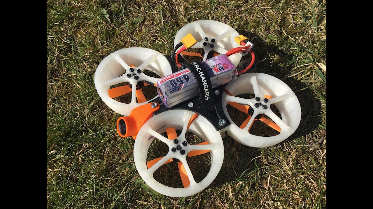 2 inch Racewhoop FPV first flights - YouTube