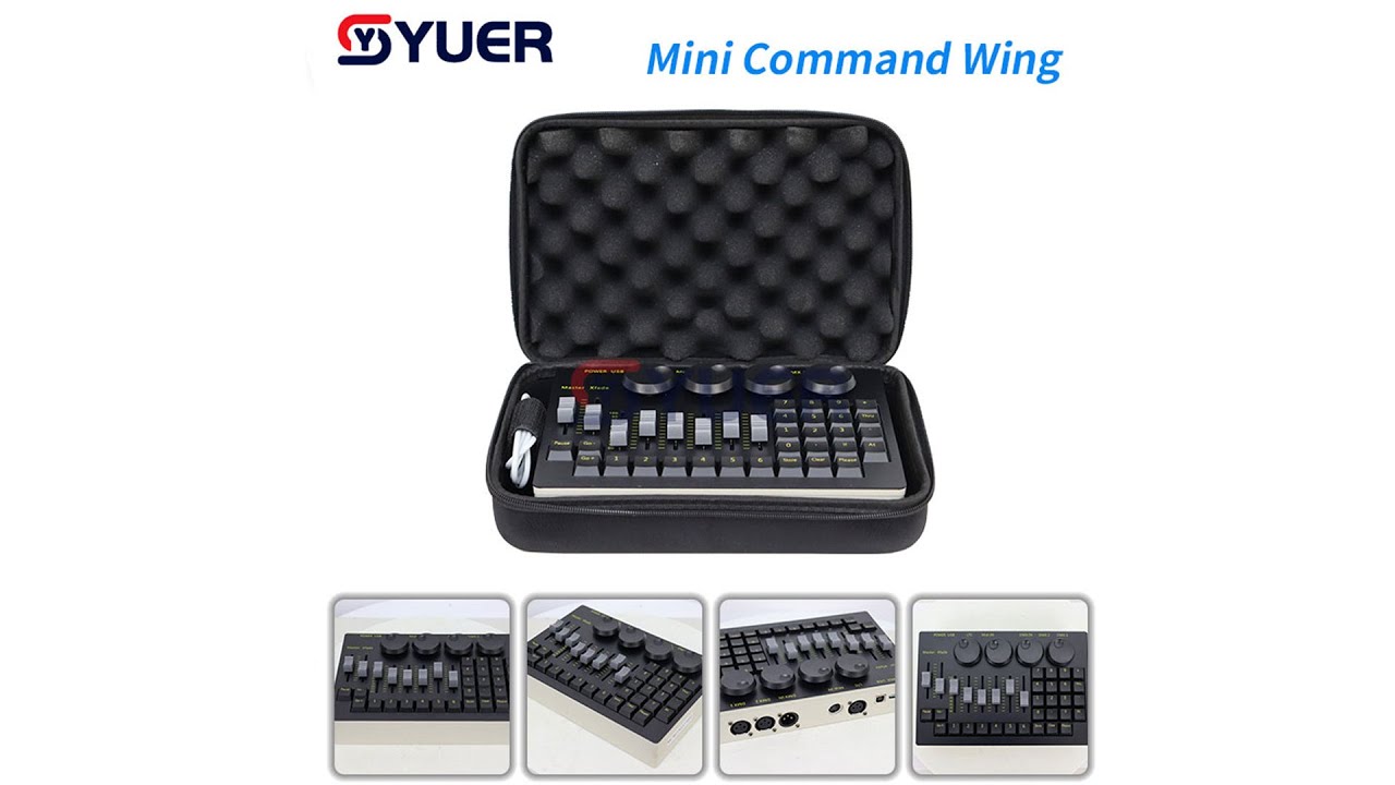 YUER™️ NEW Mini Command Wing Stage Light Controller - YouTube