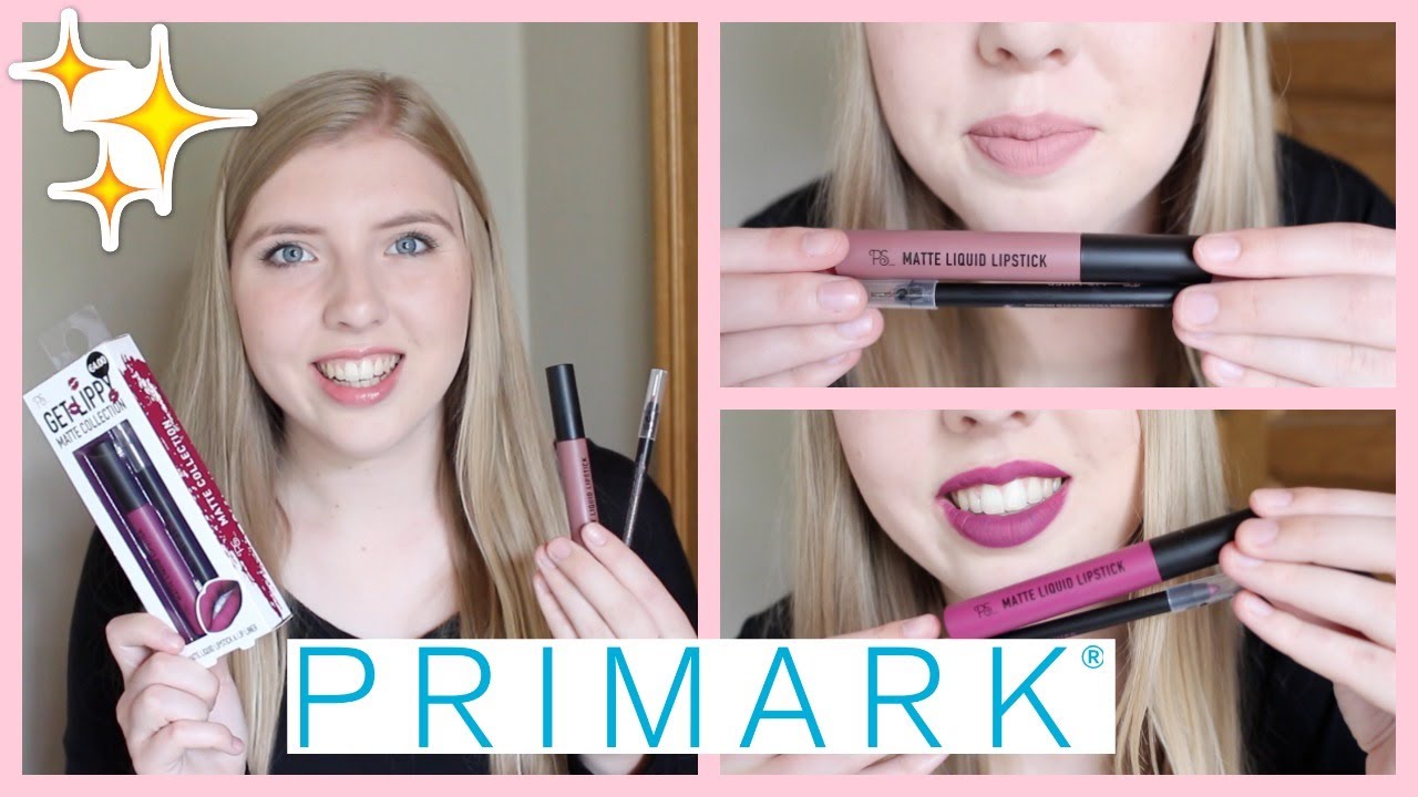 €4,- PRIMARK LIP KITS TESTEN: MATTE LIPLINER EN LIQUID LIPSTICK ...
