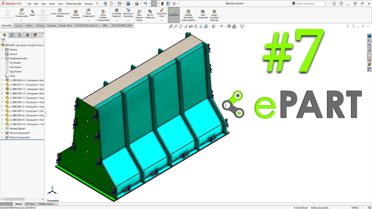 Solidworks Tutorial #7 | Concrete Barrier Mold (Beton Bariyer Kalıbı ...