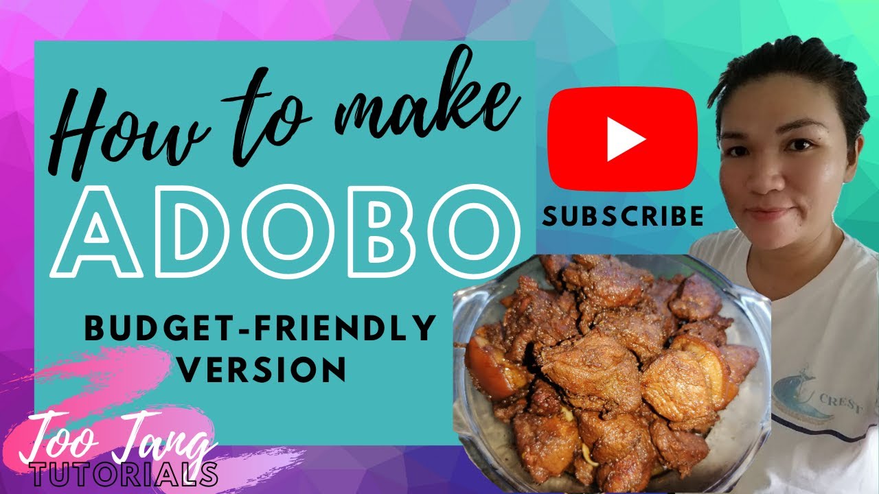 How to make Adobo | Low budget - YouTube