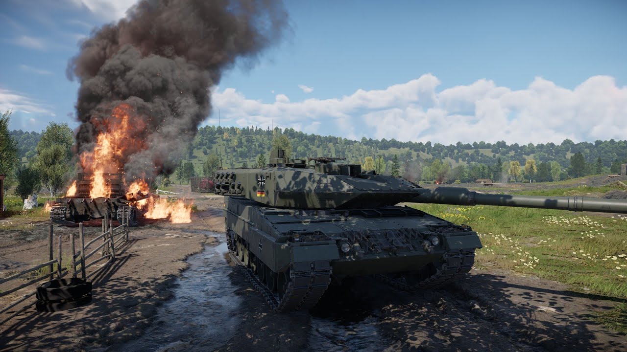 Leopard 2A6 German Main Battle Tank Gameplay - War Thunder - YouTube