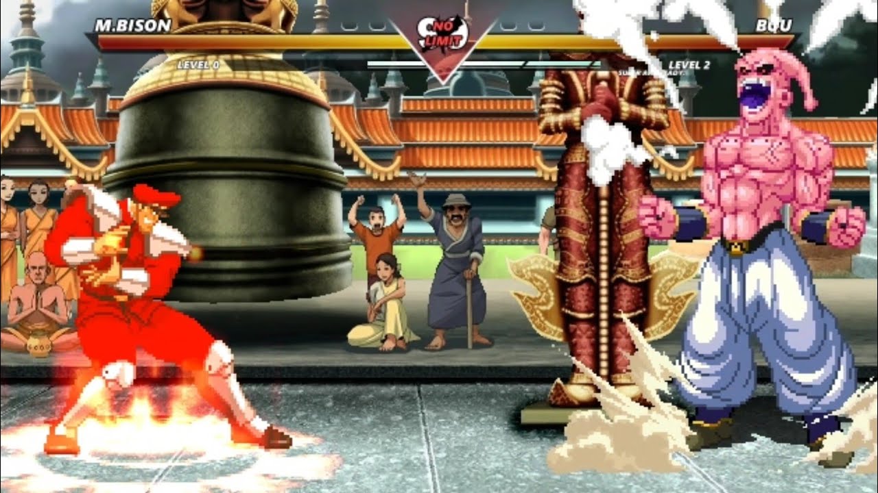 M. BISON vs BUU - High Level Insane Fight ! - YouTube
